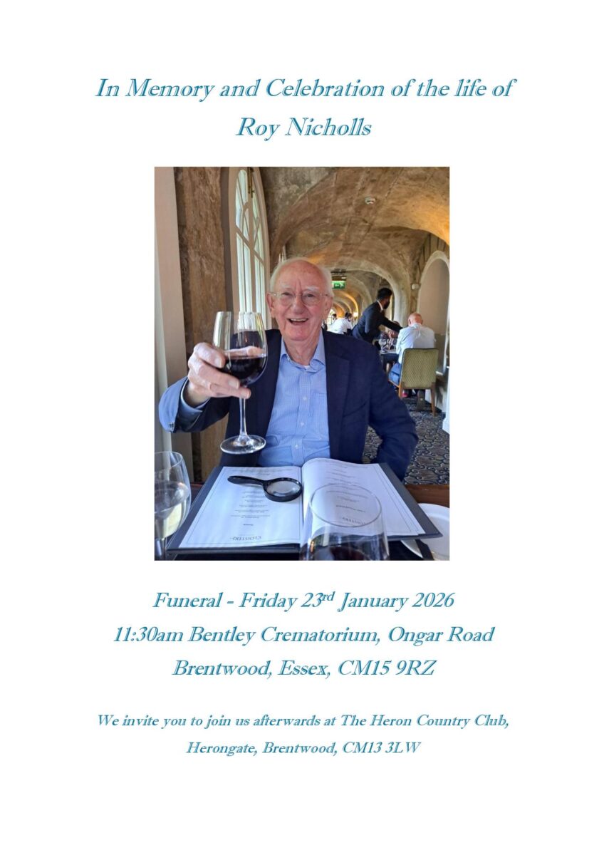 In memory of Roy Nicholls - IBC